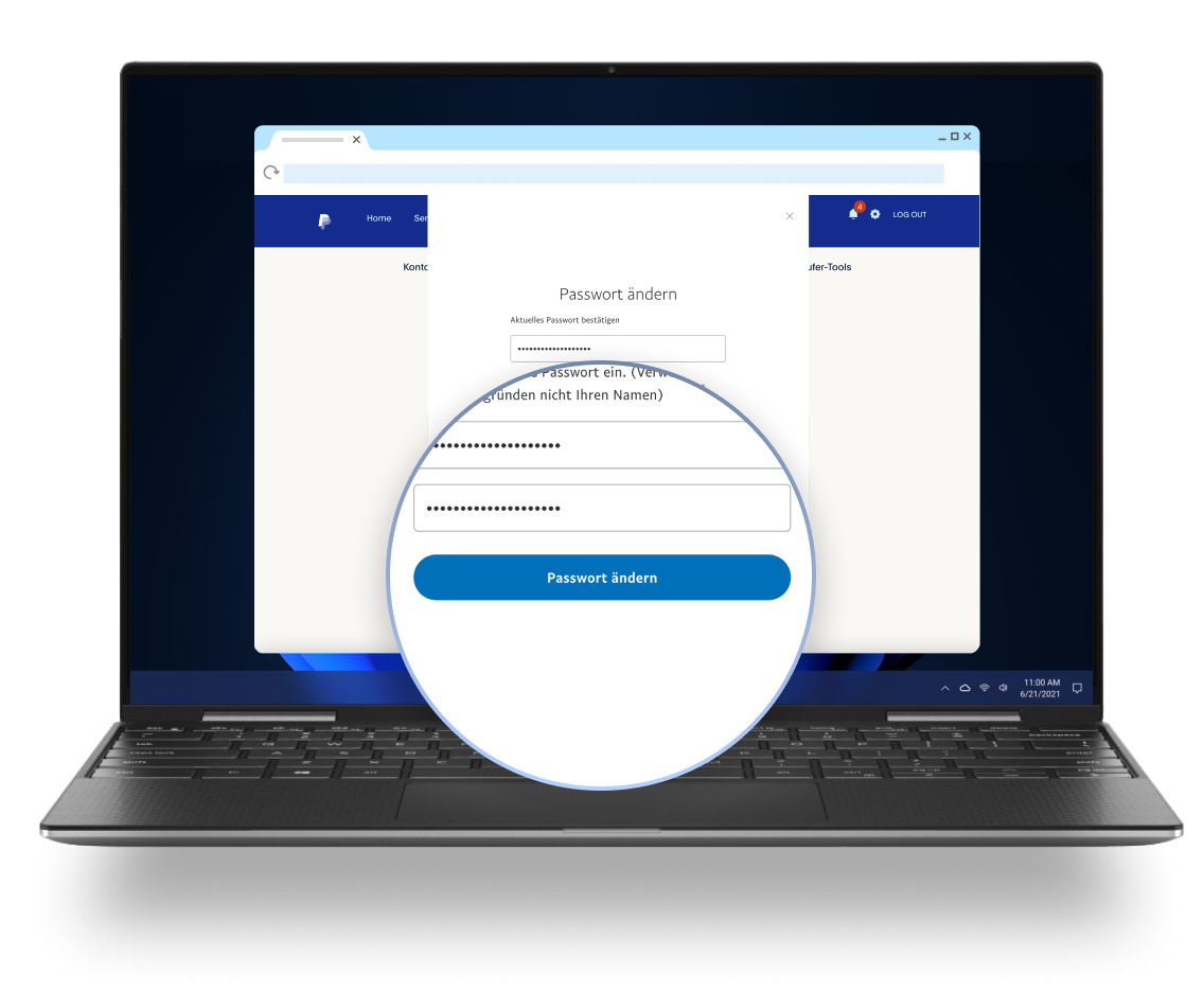 PayPal Passwort ändern - So einfach geht's - Abelssoft