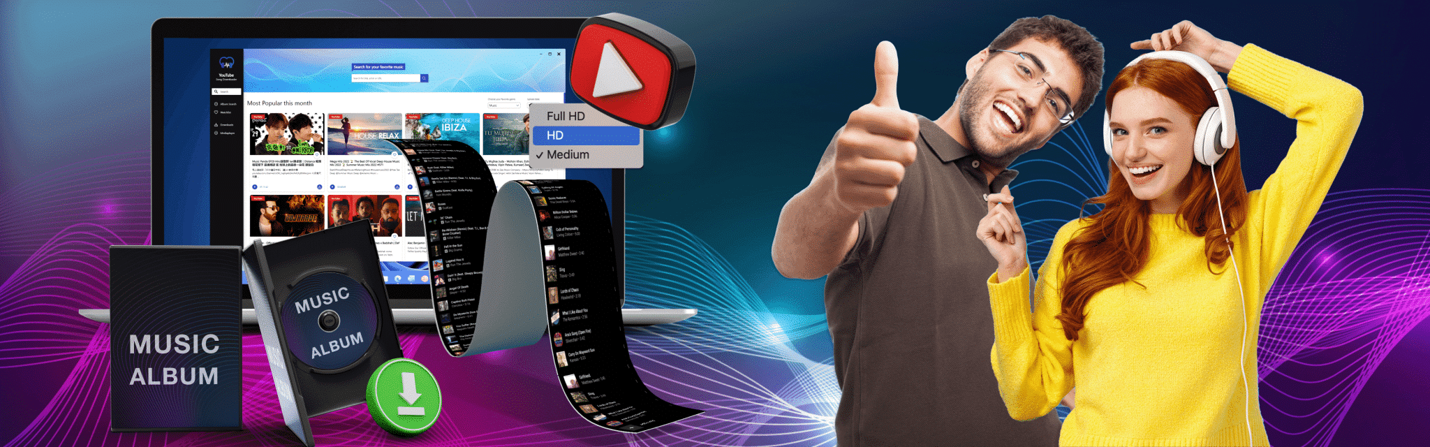 Free album downloads - try this tool for free!