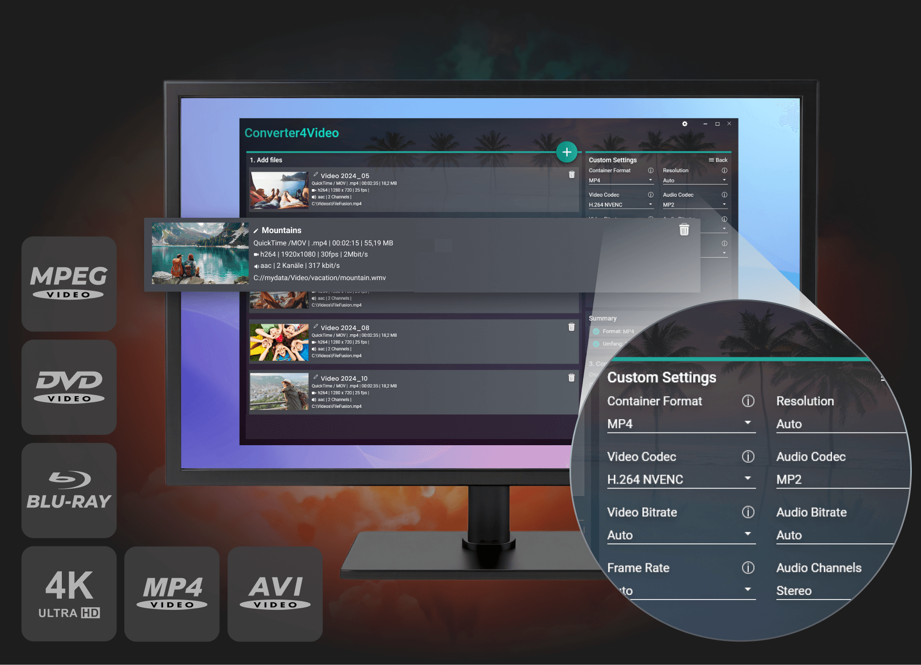 Free MP4 Converter - Quick and easy to the right video format - Abelssoft