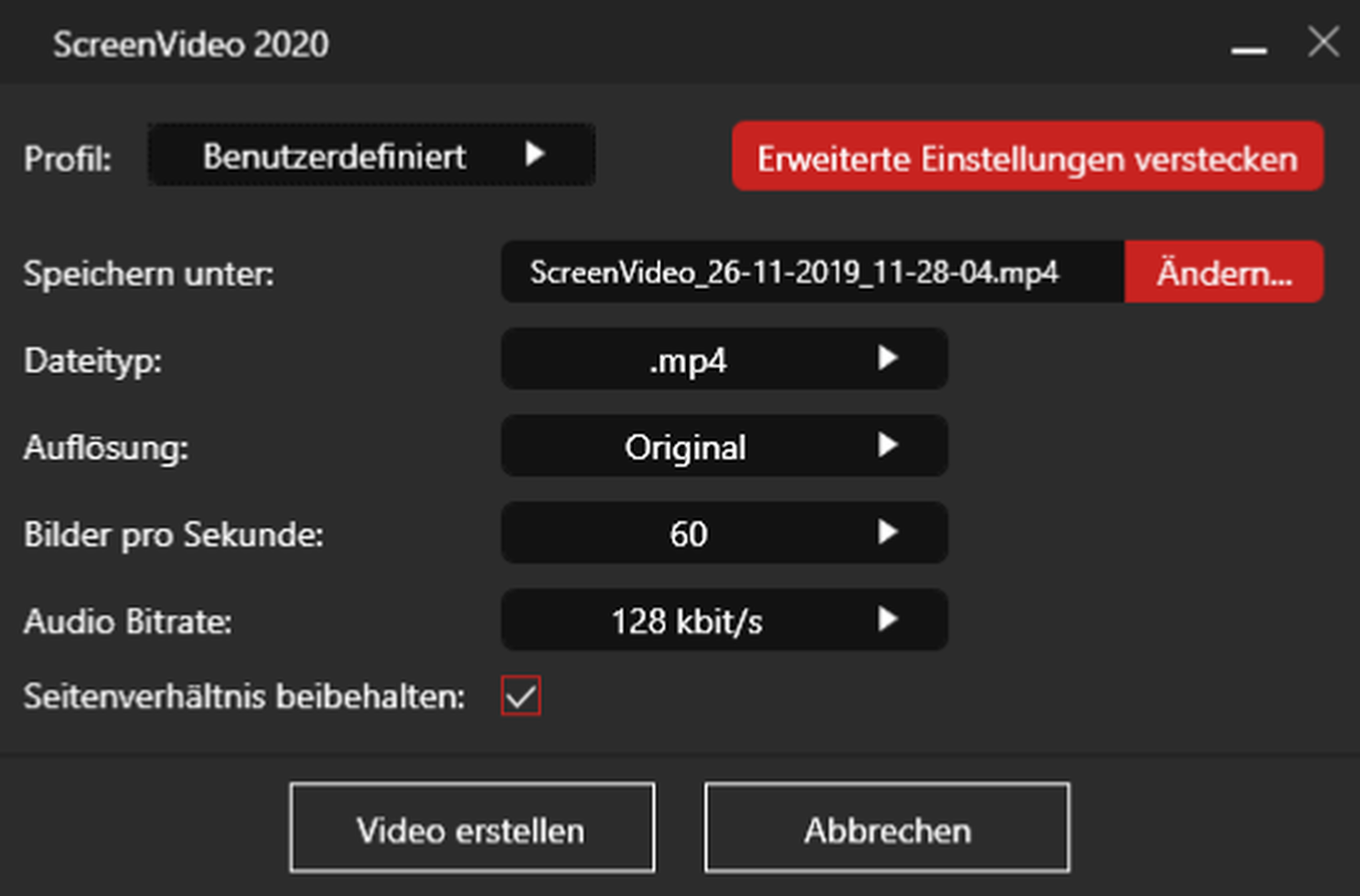 ScreenVideo: Screen Recorder zum Bildschirm aufnehmen