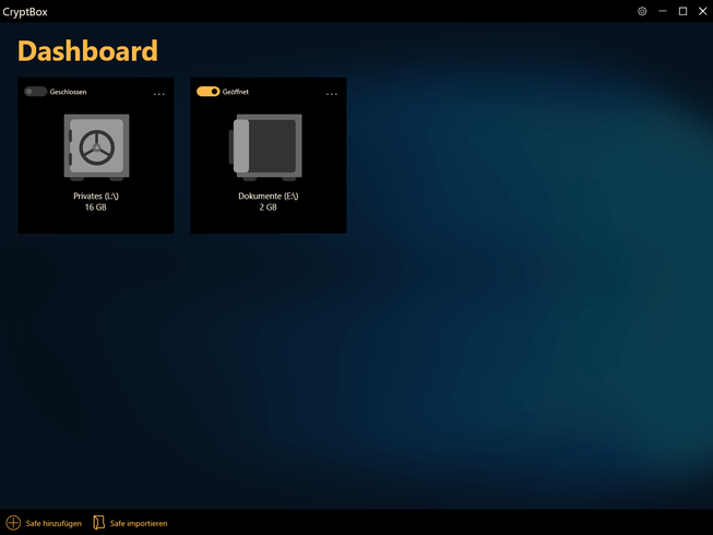 Cryptbox Verschlüsselungsprogramm: Festplatte und Dateien verschlüsseln