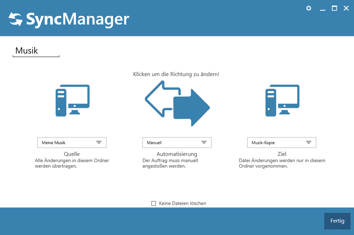 SyncManager: Dateien, Ordner & Verzeichnisse automatisch synchronisieren