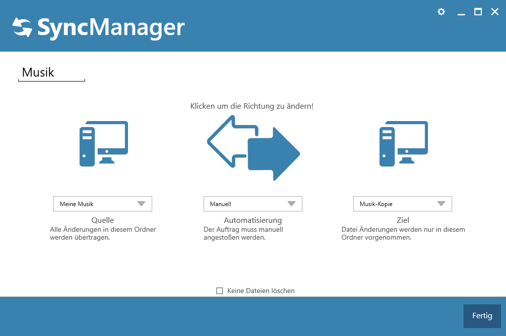 SyncManager: Dateien, Ordner & Verzeichnisse automatisch synchronisieren