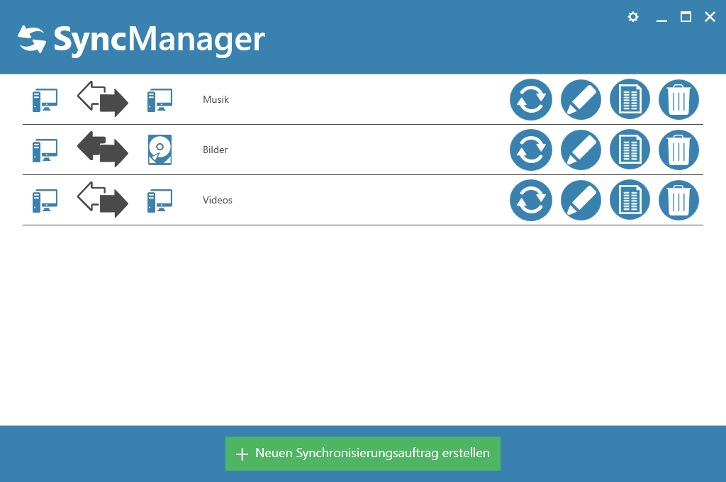 SyncManager: Dateien, Ordner & Verzeichnisse automatisch synchronisieren